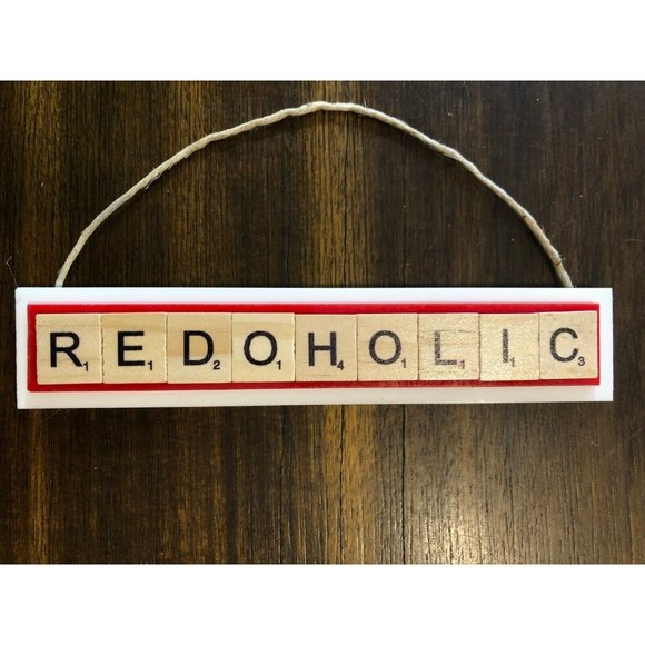 Holiday | Redoholic Cincinnati Reds Christmas Ornament Scrabble Tiles ...